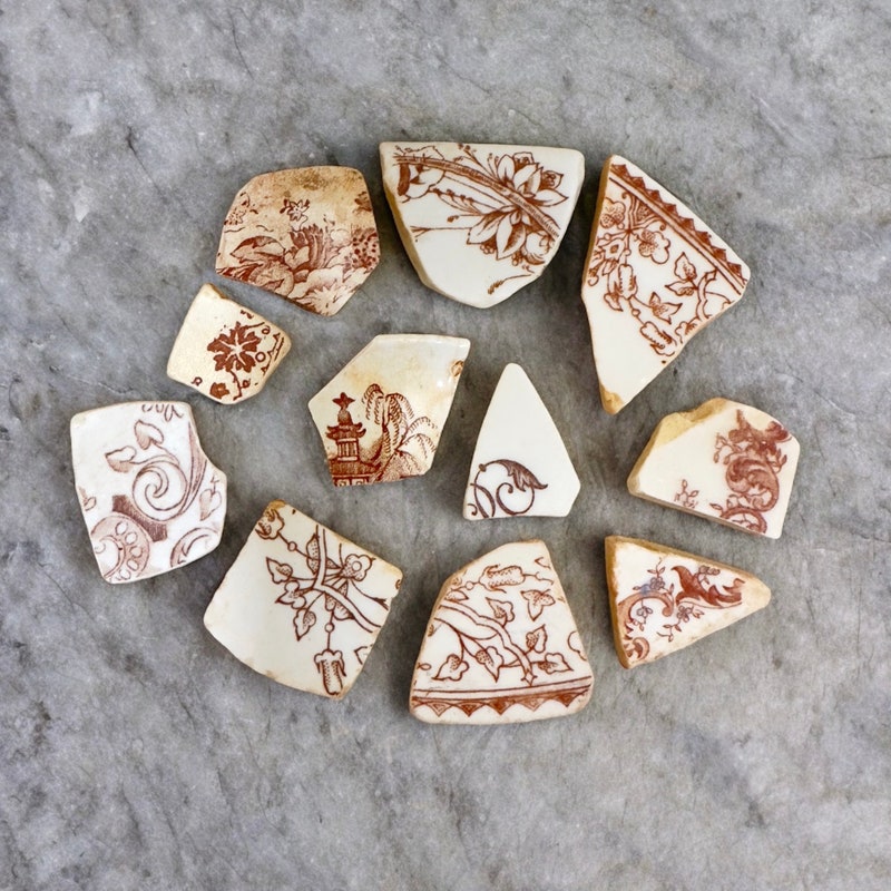 Pottery Shards - Etsy