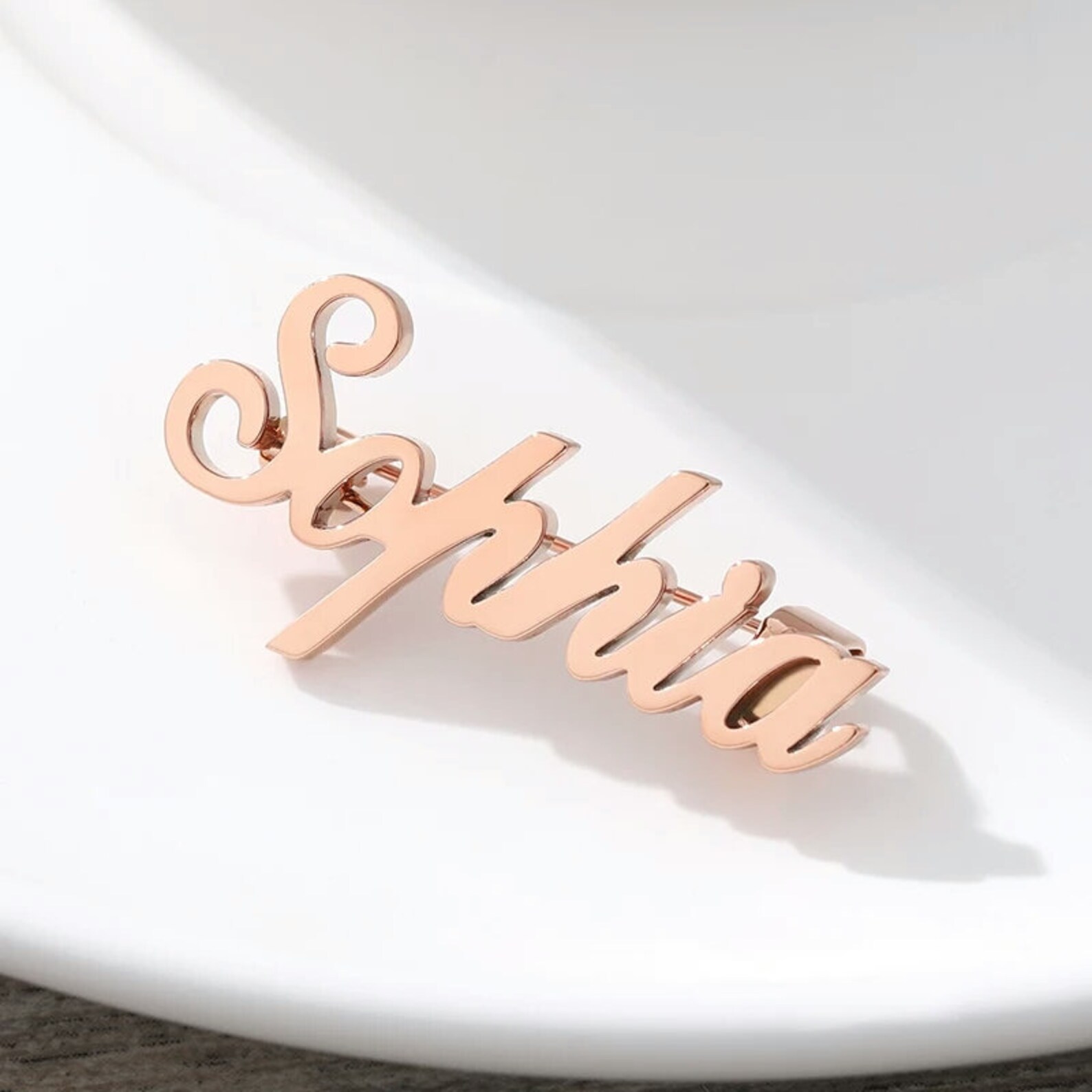 Personalized Jewelry • Name Brooch • Custom Name Brooch • Name Pin ...