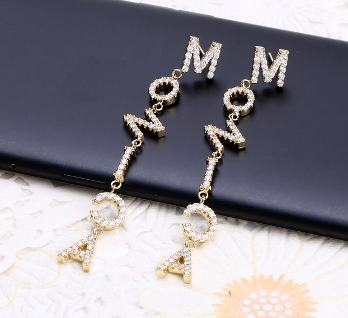 Name Stud Earrings Custom Name Earrings Name Earrings - Etsy Singapore