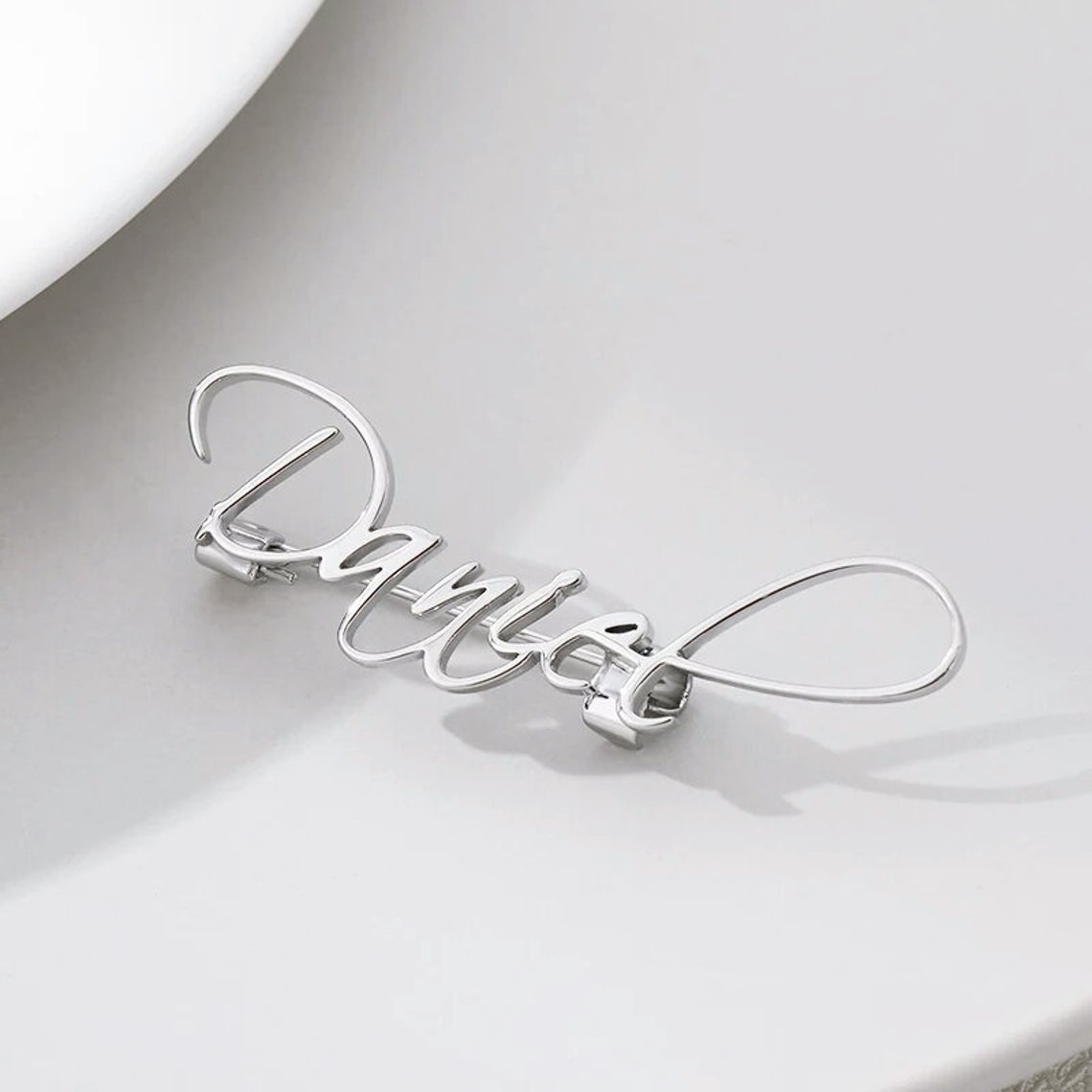 Personalized Jewelry • Name Brooch • Custom Name Brooch • Name Pin ...