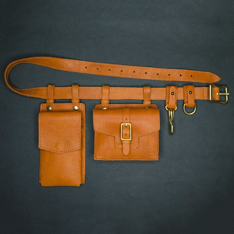 Leather Utility Belt - Etsy