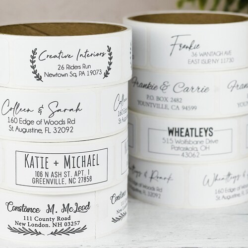 Wedding Address Return Labels Custom Mailing Stickers - Etsy