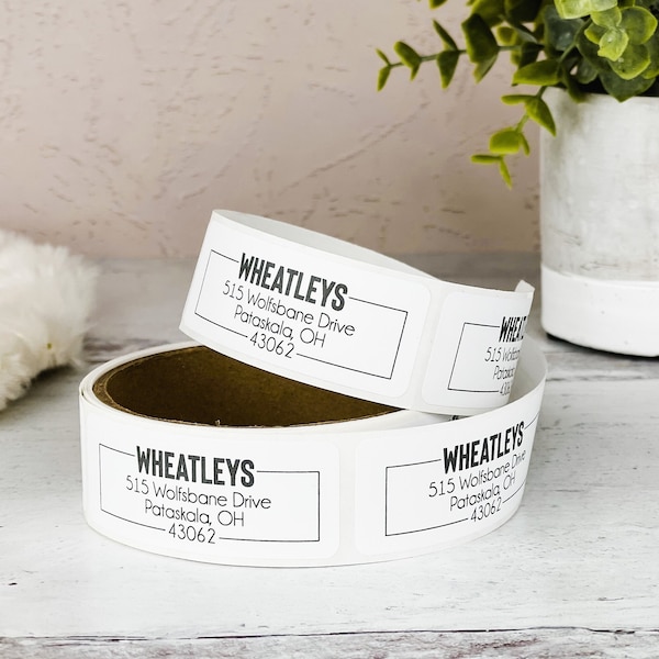 Return Address Label - Etsy