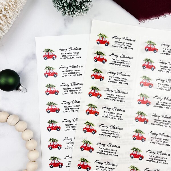 Christmas Tree Label - Etsy