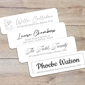 Return Address Labels, Best Quality, Address Stickers, Calligraphy ...