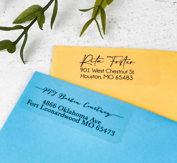 Personalized Return Address Labels