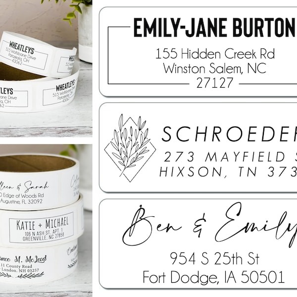 Wedding Customized Address Labels - Etsy