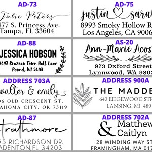 Address Labels Roll - Modern Address Labels - Address Labels 250 500 ...