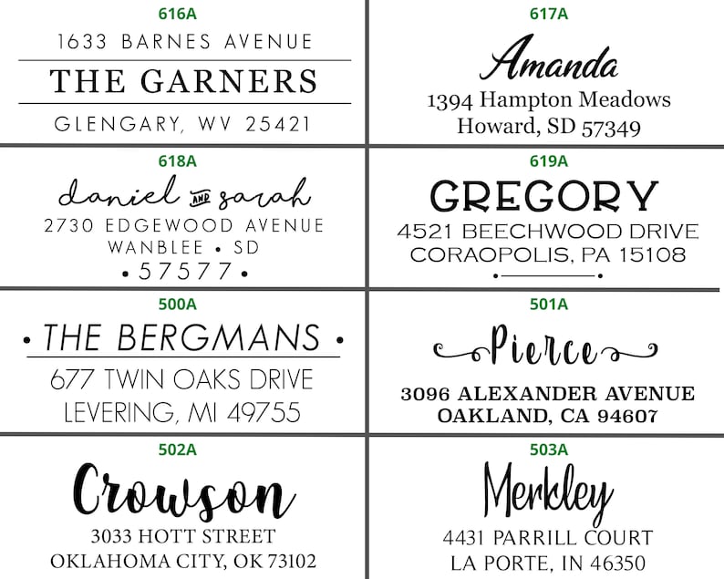 Return Address Labels Rolls White Address Labels Custom - Etsy