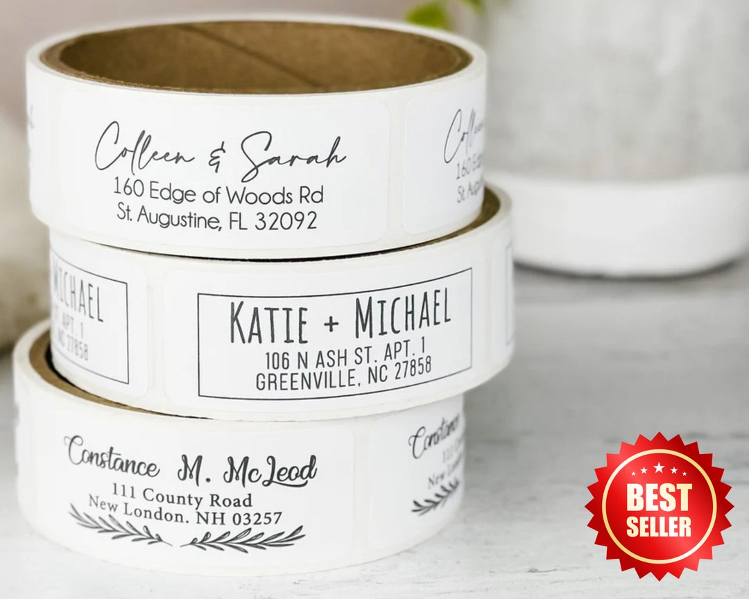 250 Labels! High Quality Roll Return Address Labels, Return Address ...