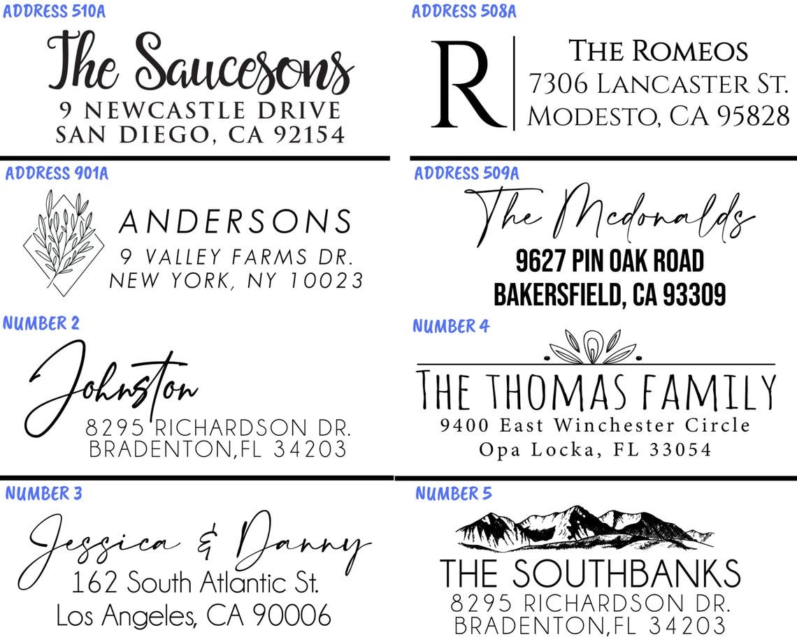 Address Labels Roll Modern Address Labels Address Labels - Etsy