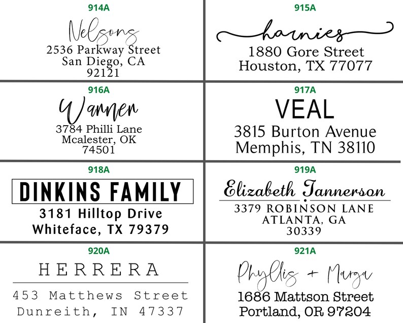 Return Address Labels Rolls White Address Labels Custom - Etsy