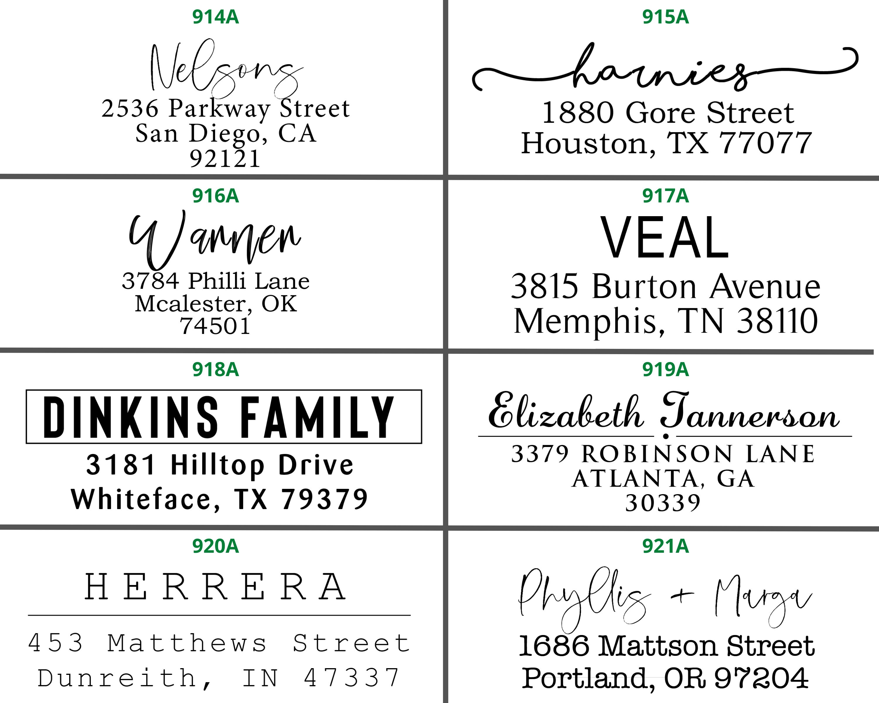 Return Address Labels Rolls White Address Labels Custom - Etsy