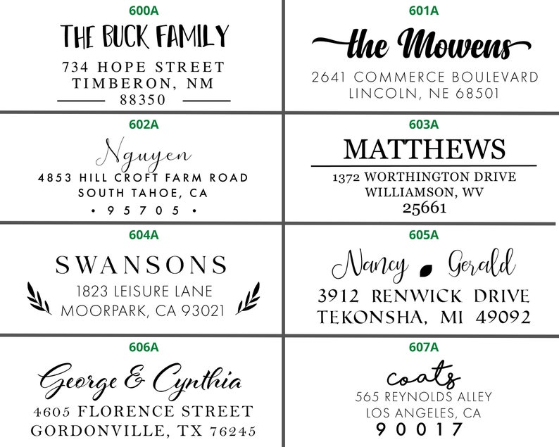 Return Address Labels Rolls White Address Labels Custom - Etsy