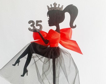 Lady Cake Topper | Etsy