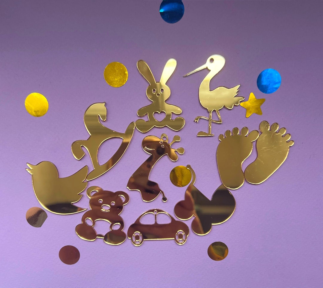 Set 10pcs Baby Cake Decor/topper for Cake/ Decor for Cake/ Toppers ...