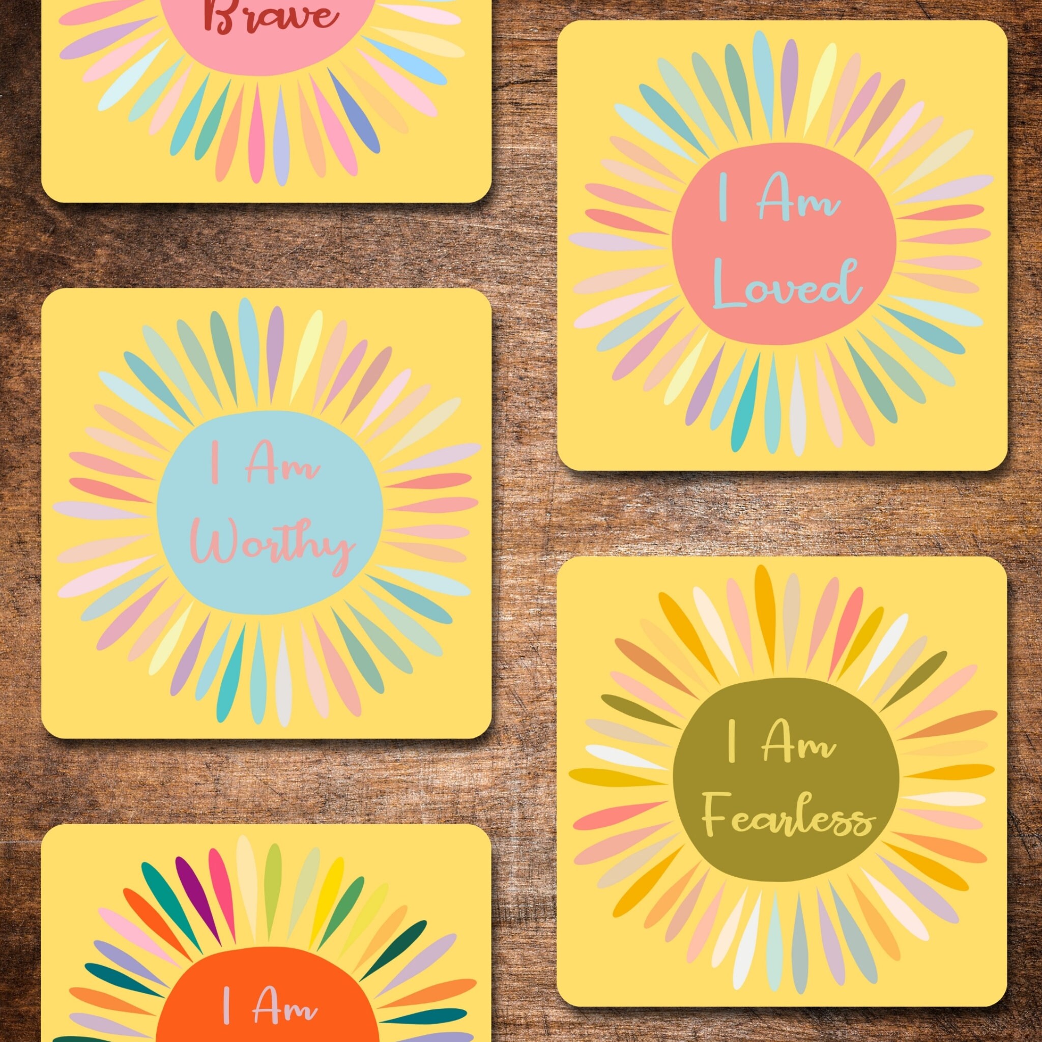 48 I Am Affirmation Cards Printable, Digital Download, Self Love ...