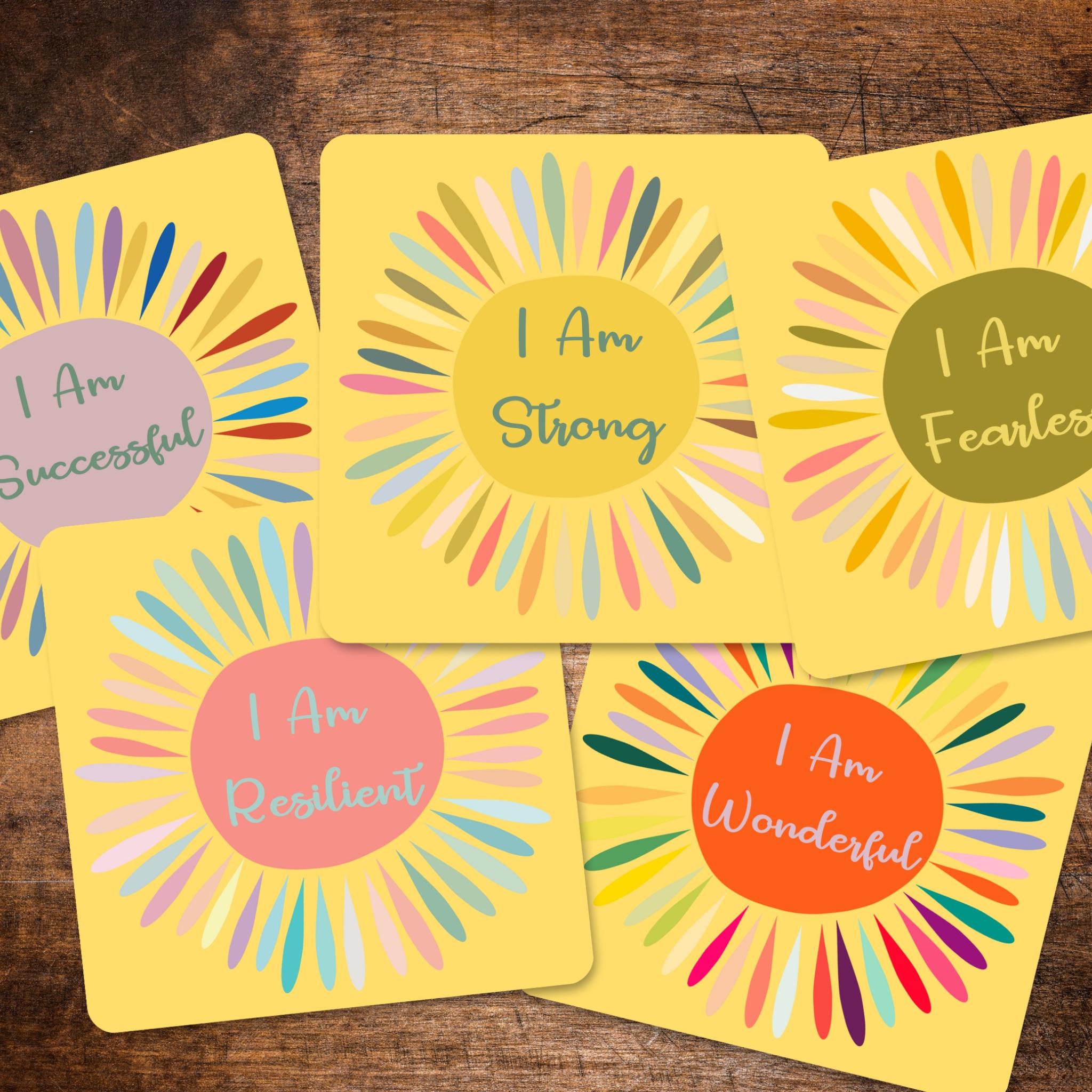 48 I Am Affirmation Cards Printable, Digital Download, Self Love ...