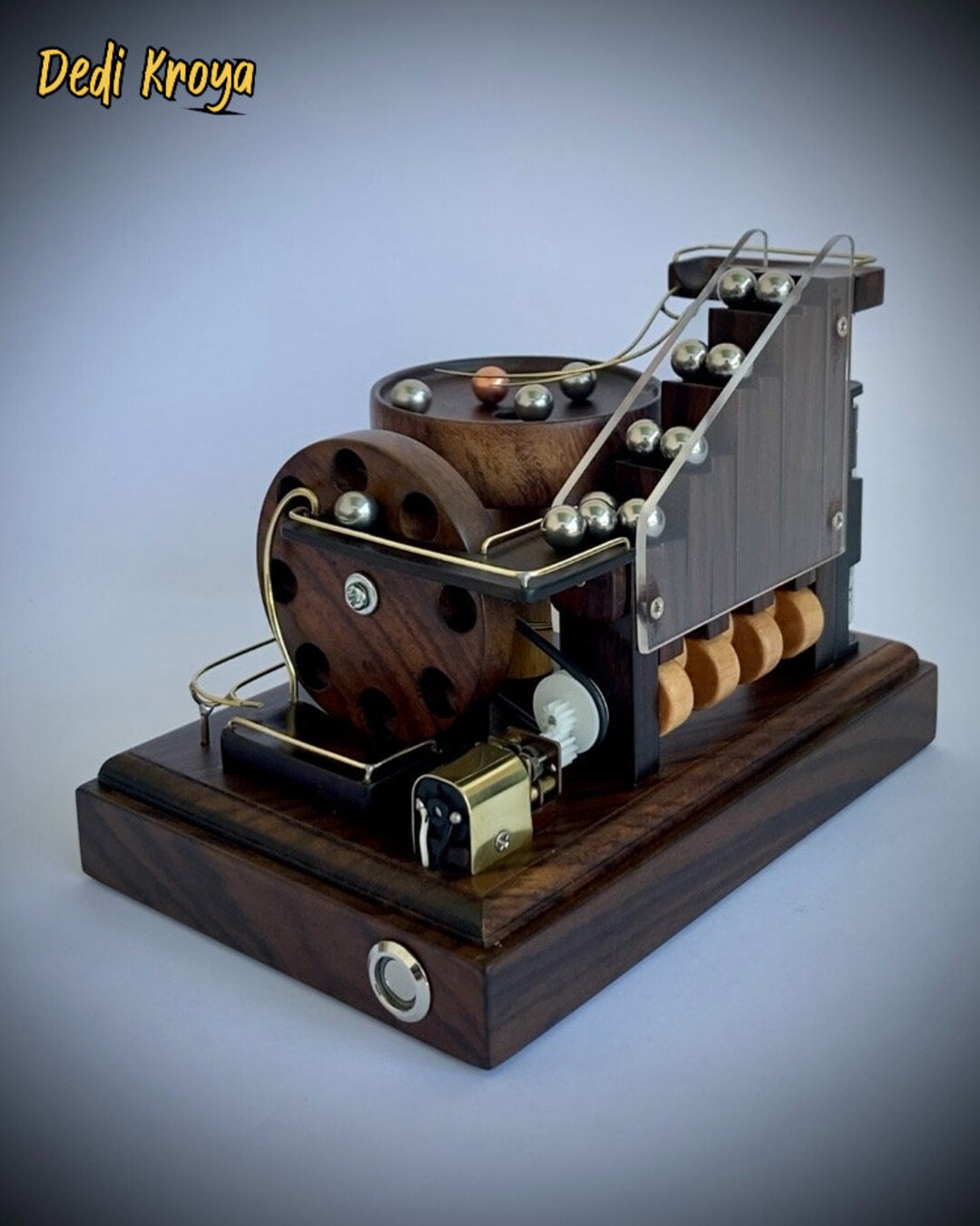 Wooden Marble Machine, Marble Run, Rolling Ball Sculpture - Etsy