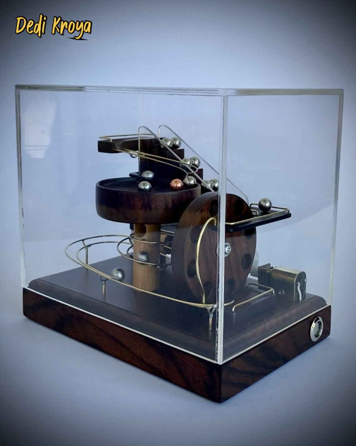 Wooden Marble Machine Marble Run Rolling Ball Sculpture - Etsy