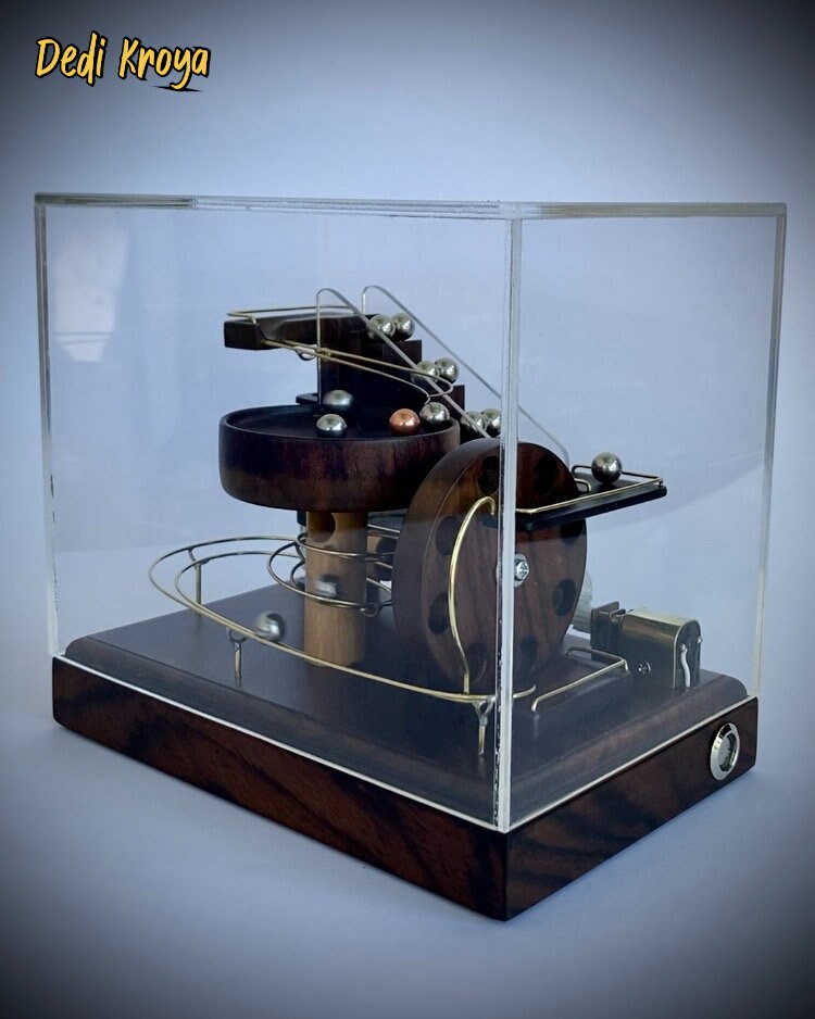 Wooden Marble Machine Marble Run Rolling Ball Sculpture - Etsy