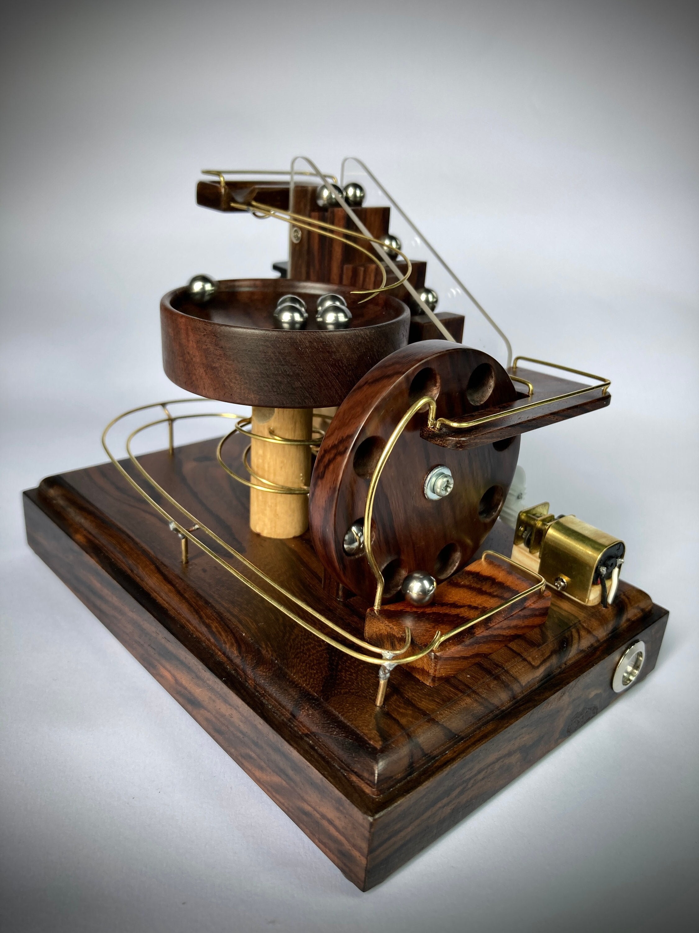 Wooden Marble Machine Marble Run Rolling Ball Sculpture - Etsy