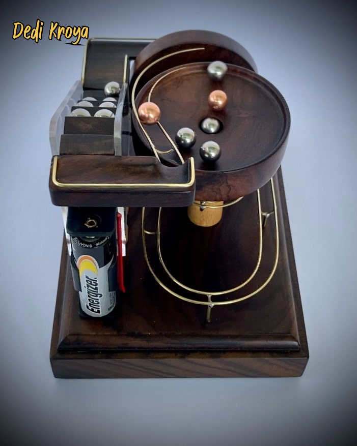 Wooden Marble Machine, Marble Run, Rolling Ball Sculpture - Etsy