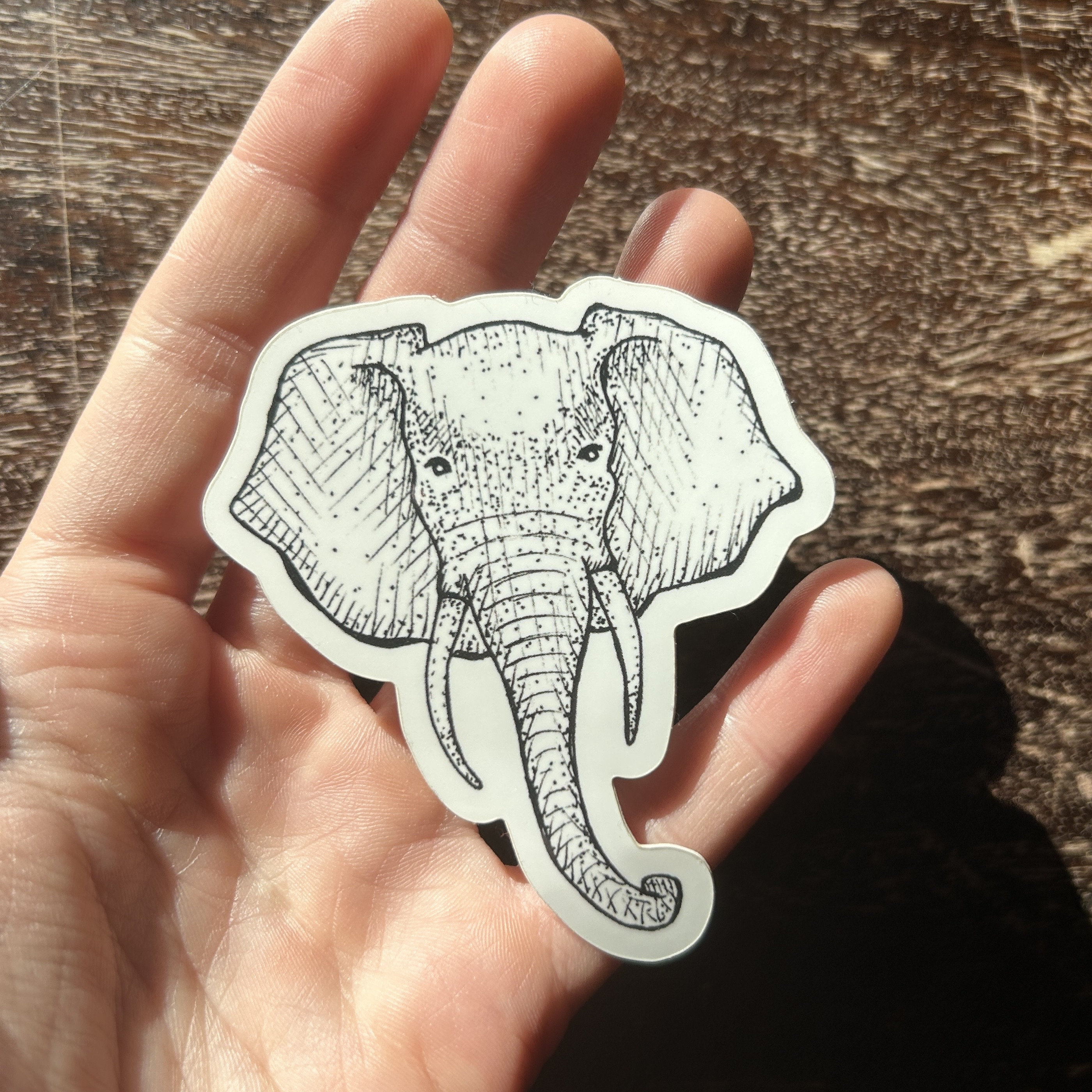 Elephant Sticker, Elephant Sticker Sticker for Water Bottle Sticker for ...