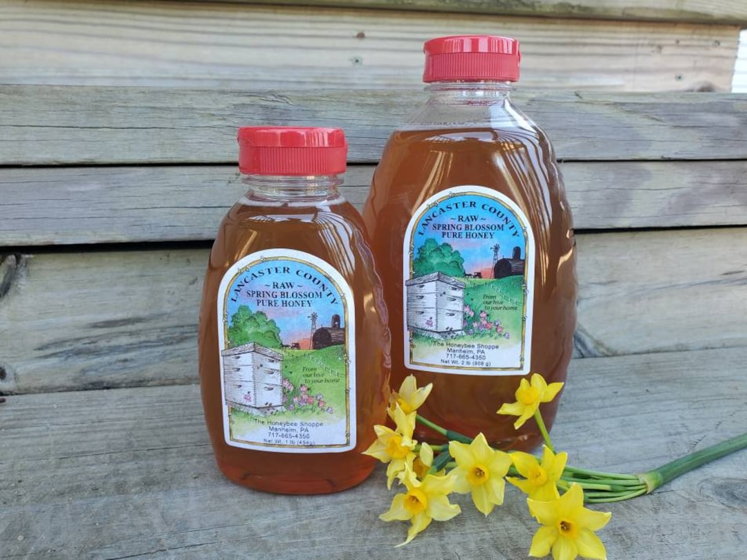 RAW Spring Blossom Honey - Lancaster County, PA - Pure and Unfiltered ...