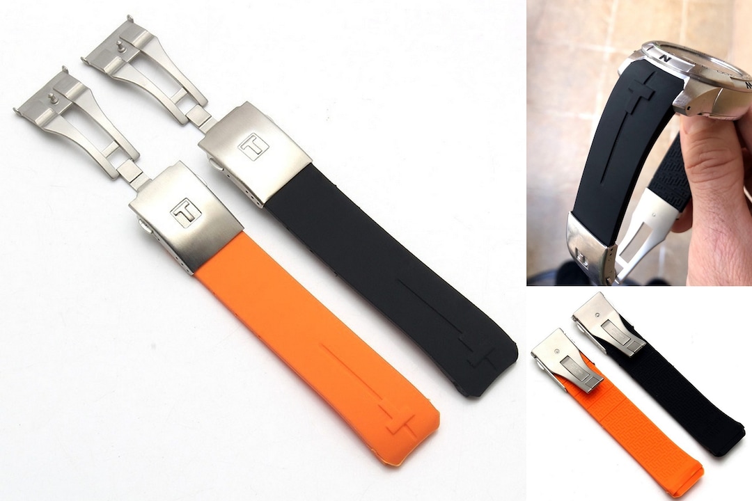 Buy Rubber Strap for Tissot T-touch SPORT T013/T047/T091/T33 Watch, 20 ...
