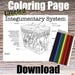 Integumentary Anatomy Coloring Page- LABELED- Digital Download Skin ...