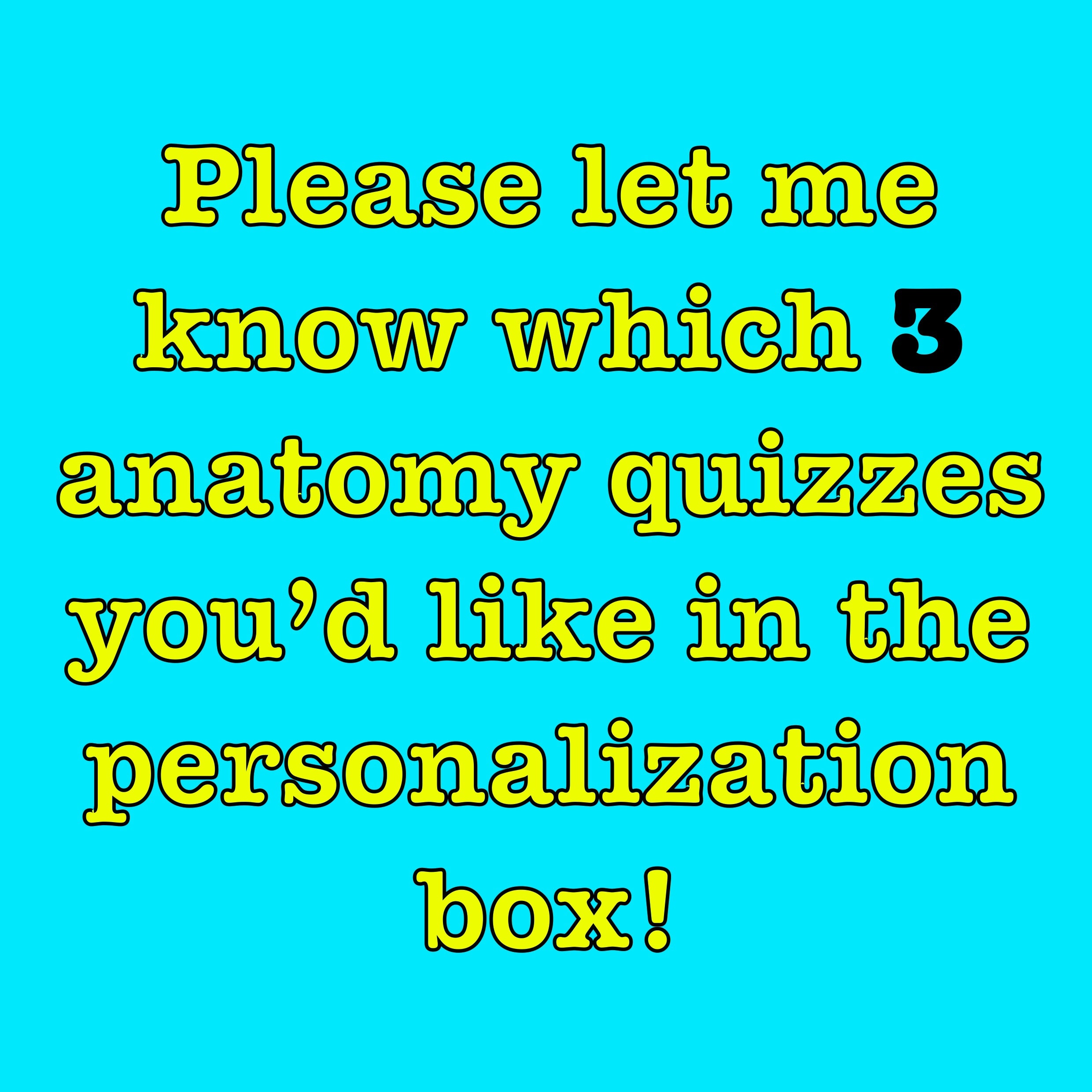 Build-your-own Anatomy Quiz Worksheet Bundle - 3 Pages - Digital ...