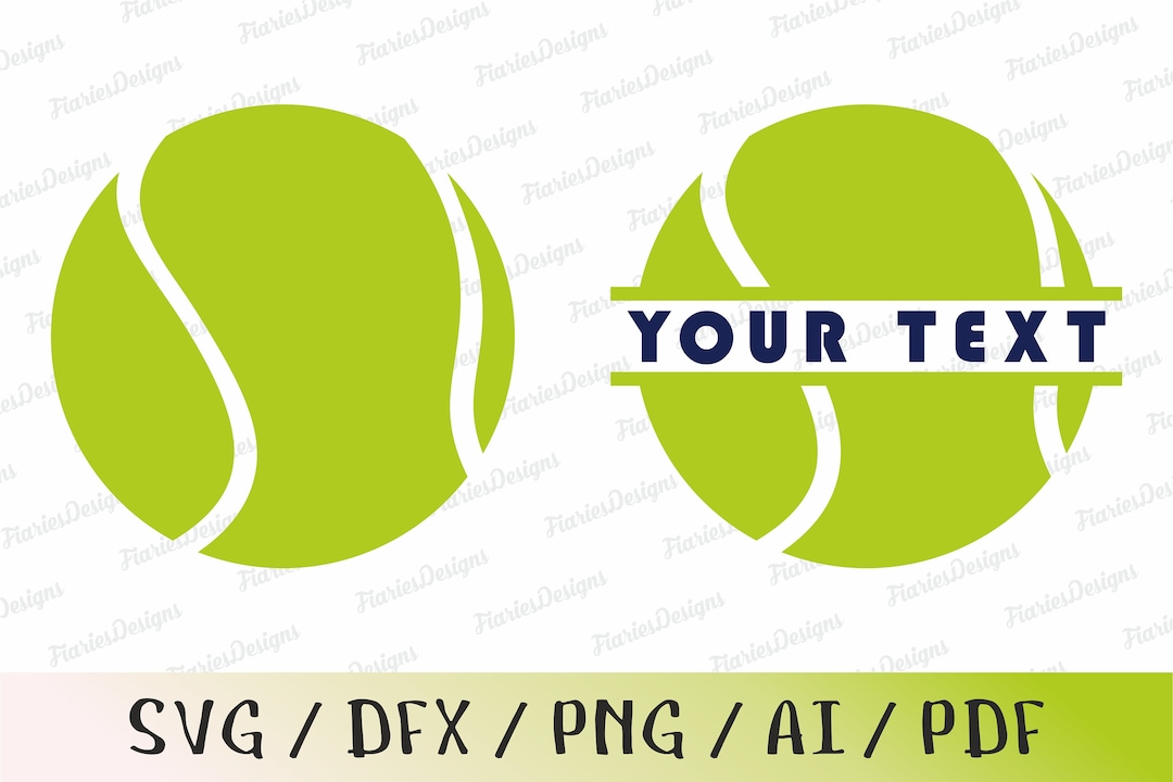 Tennis Svg, Tennis Ball Svg, Game Day Svg, Monogram, File for Cricut ...