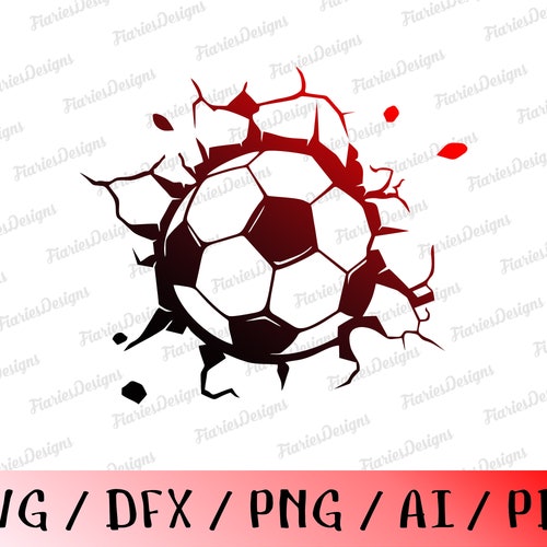 Soccer or Football Ball in Net. Cut Files for Cricut. Clip Art - Etsy