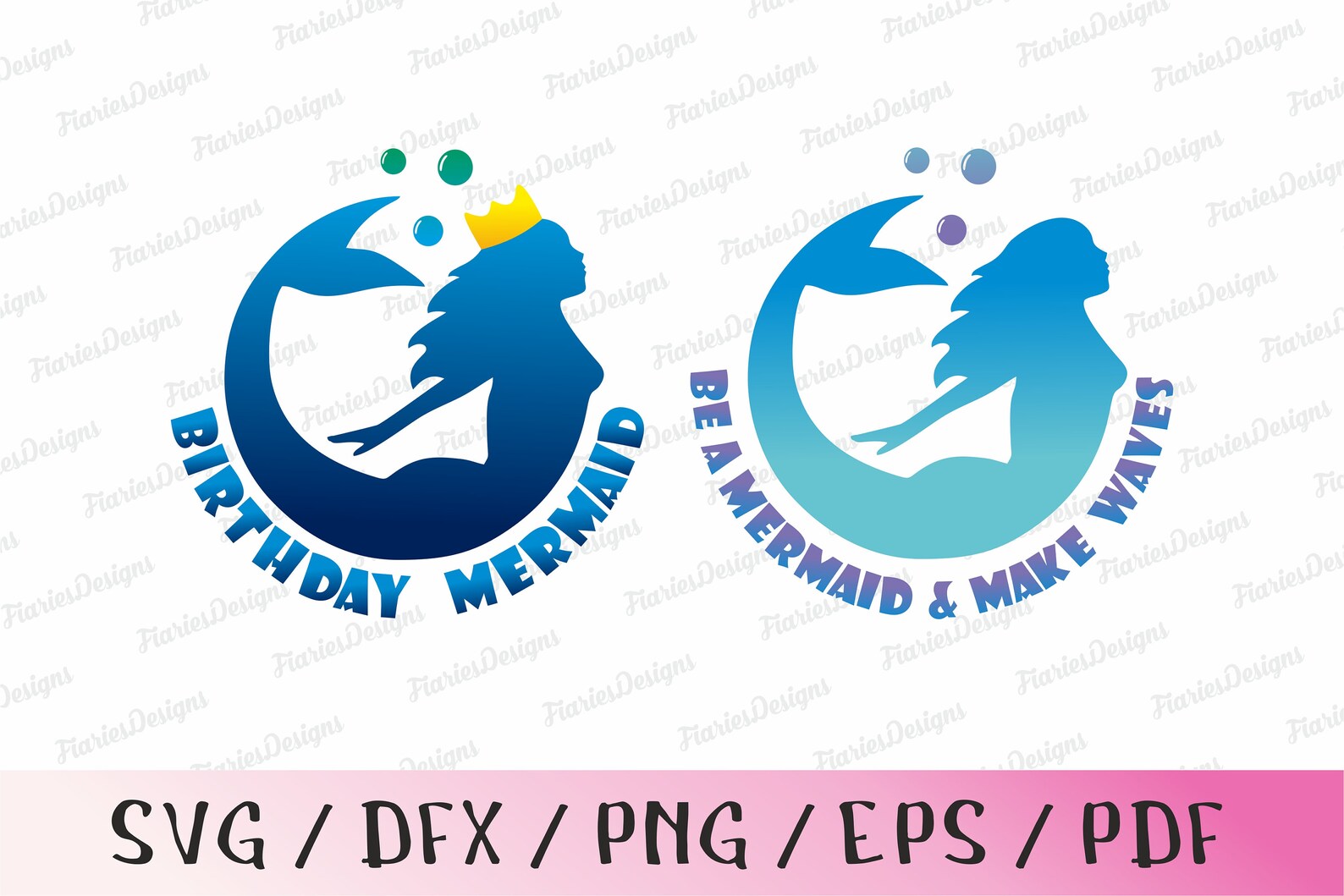 Mermaid Svg, Mermaid Birthday Svg, Mermaid Svg Files, Mermaid Tail Svg ...