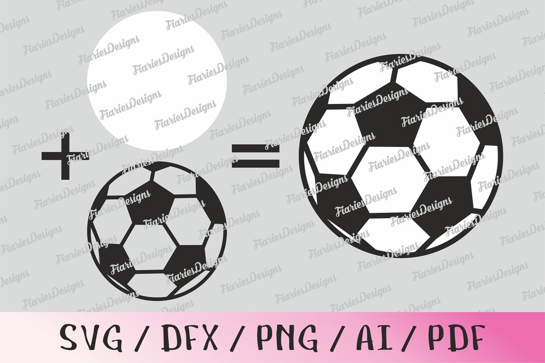 Soccer Ball SVG Vector File for Cricut, Silhouette, Laser Cutter, DIY ...