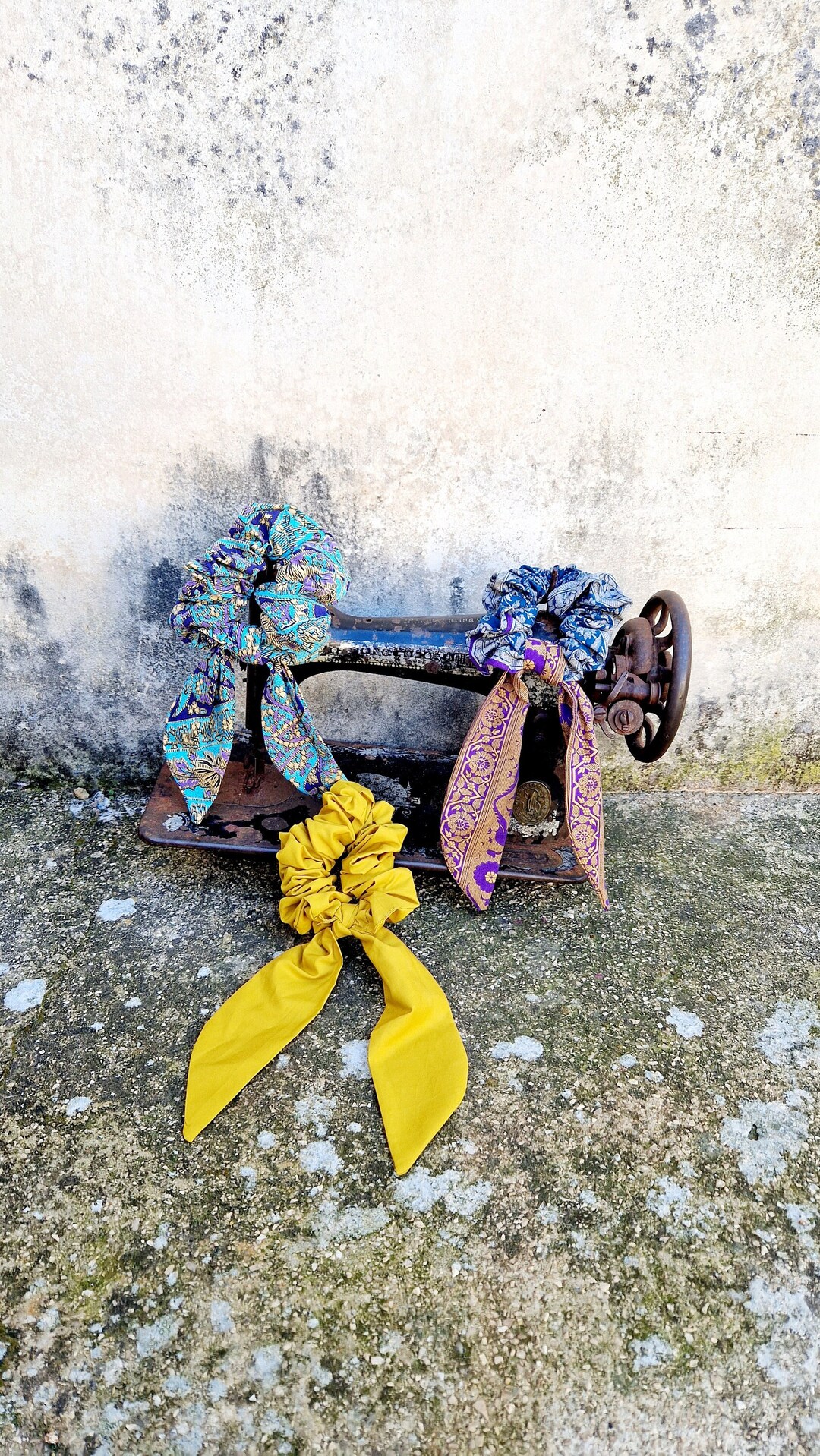 SET SCRUNCHIES LORY, Scrunchies, Cotton Scrunchies, Hair Elastic ...