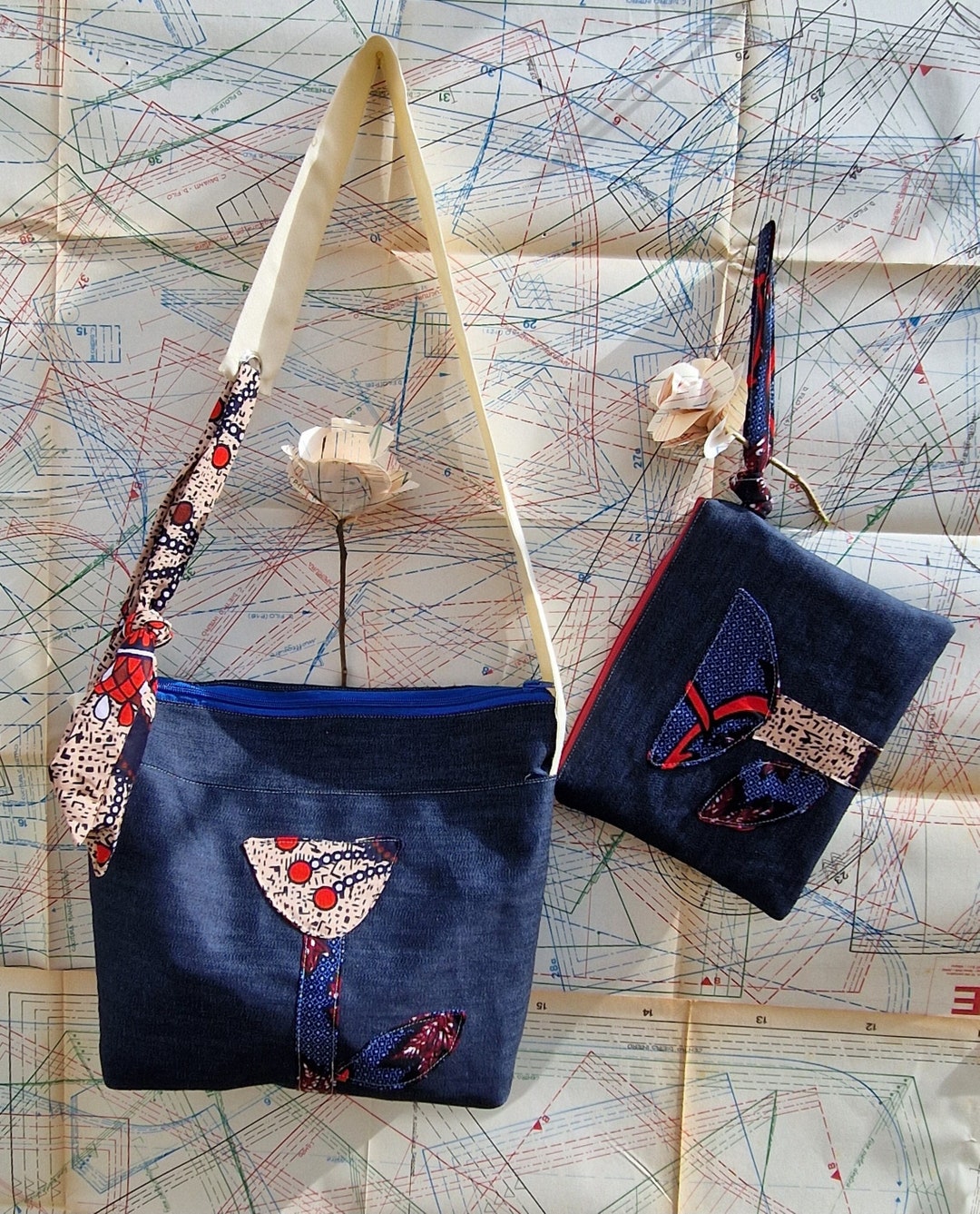 BAG PERLA, Shoulder Bags for Women, Zipper Bag, Jeans Bag, Bag for ...