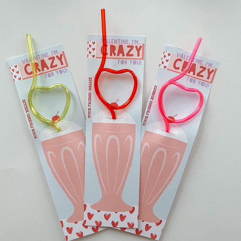 Valentines Day Straws - Etsy