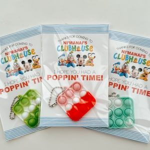 Mickey Mouse Clubhouse Party Favor, Mickey Pop It, Clubhouse Birthday ...