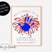 Fourth of July Handprint Craft for Kids, Printable Fourth of July Craft ...