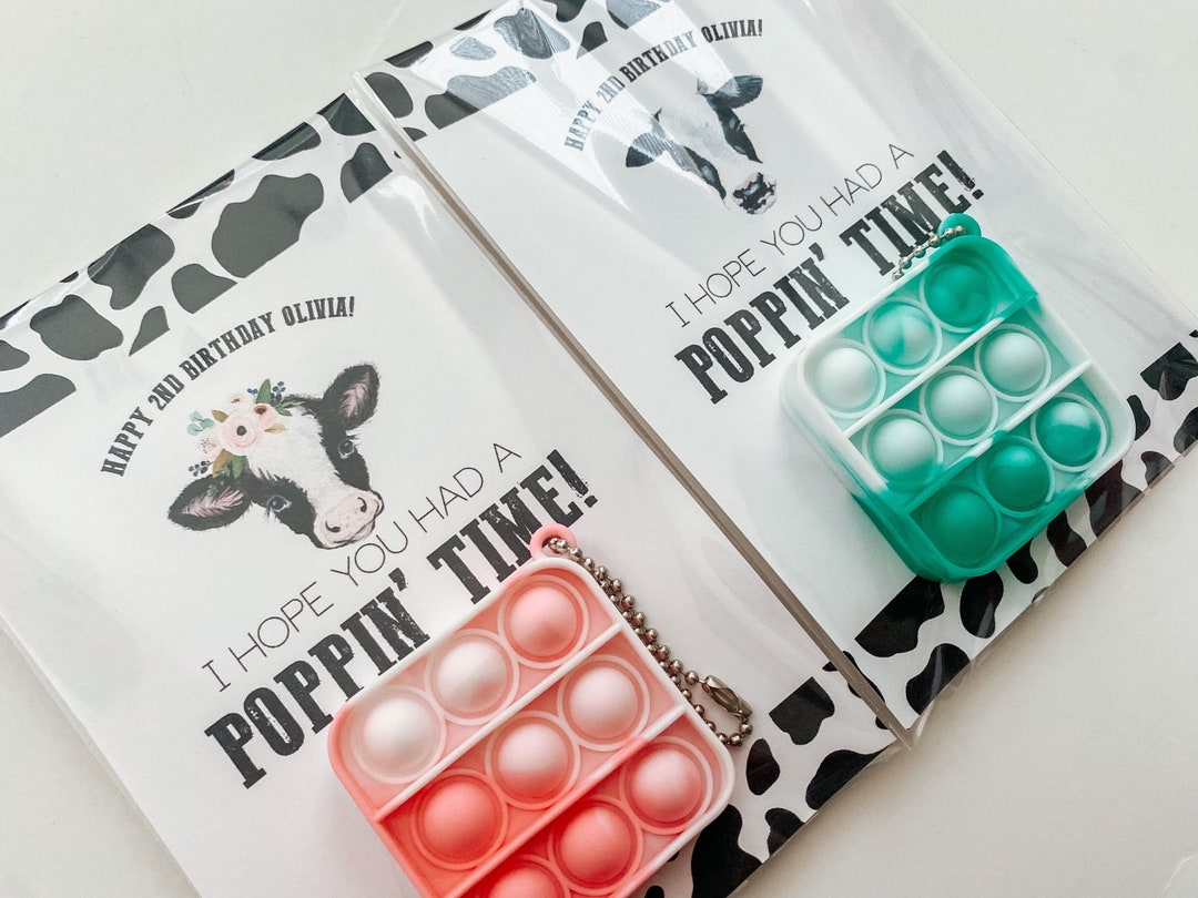 Farm Party Favor, Farm Animal Pop It, Barnyard Birthday Party Pop-it ...