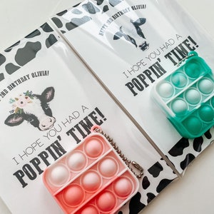 Farm Party Favor, Farm Animal Pop It, Barnyard Birthday Party Pop-it ...