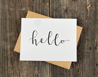 Hello Greeting Cards Multilingual Hello Card 10 Pack - Etsy