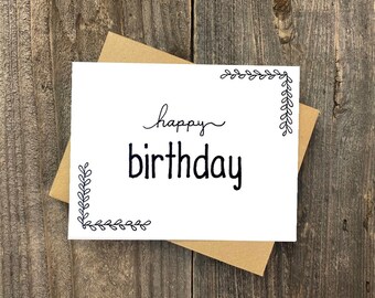 Happy Birthday Card Birthday Stretch - Etsy