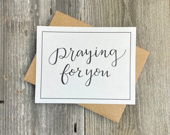 Printable Praying for You Card - Etsy