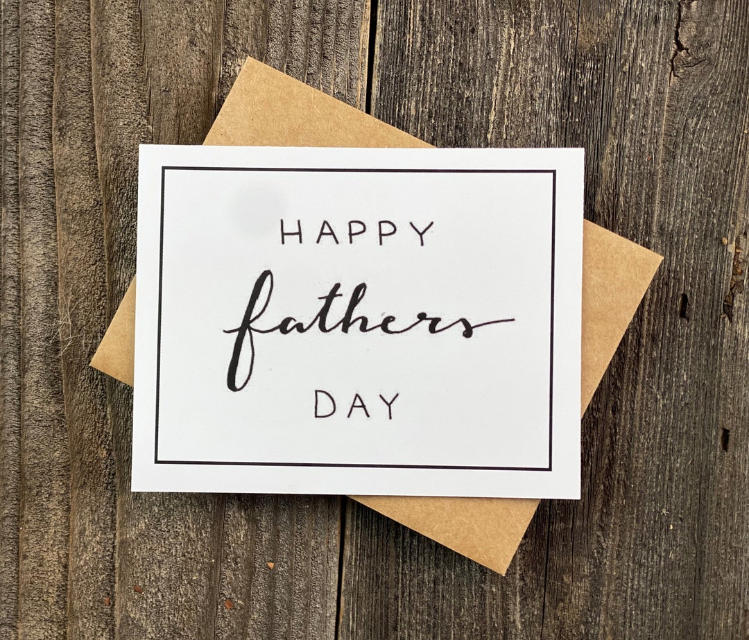 Happy Fathers Day Card - Etsy