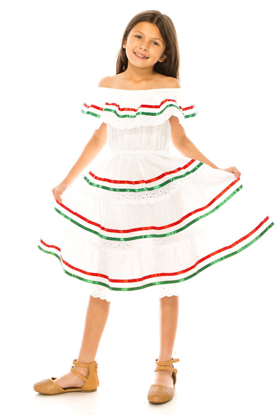 Unik Traditional Mexican Dress for Little Girls Size 2-14 Birthday ...