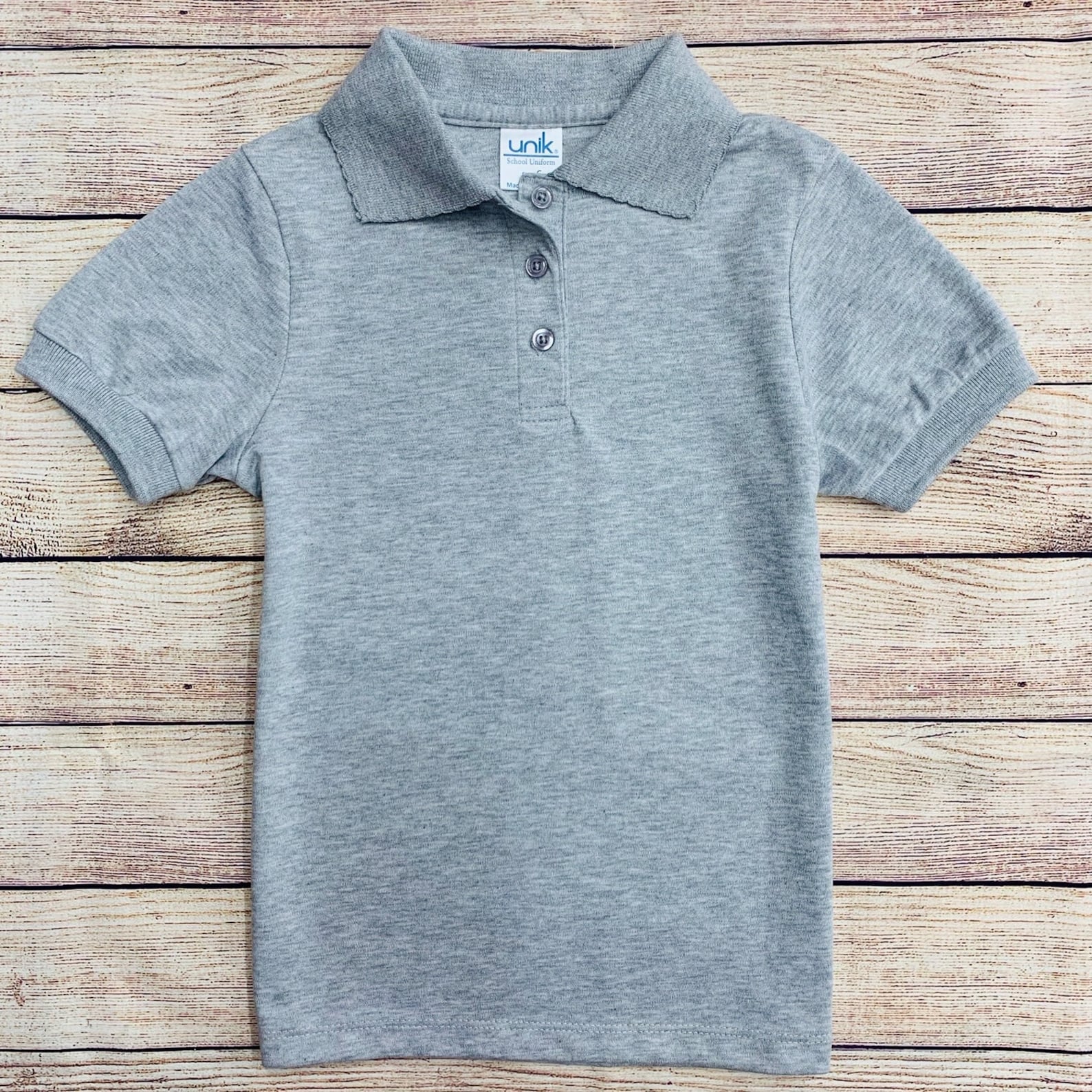Unik Girl's Uniform Polo Shirt Short Sleeve GSU01 - Etsy