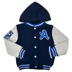 Boys Varsity Baseball Jacket Coat With Hoodie - Etsy